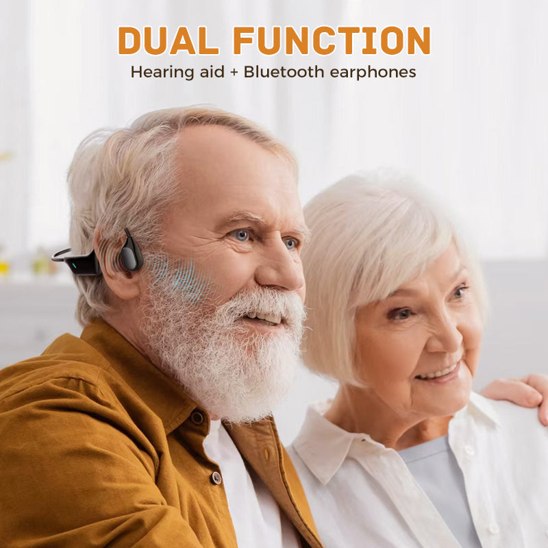 Bone Conduction Smart Hearing Aid Bluetooth Earphones – matorioo
