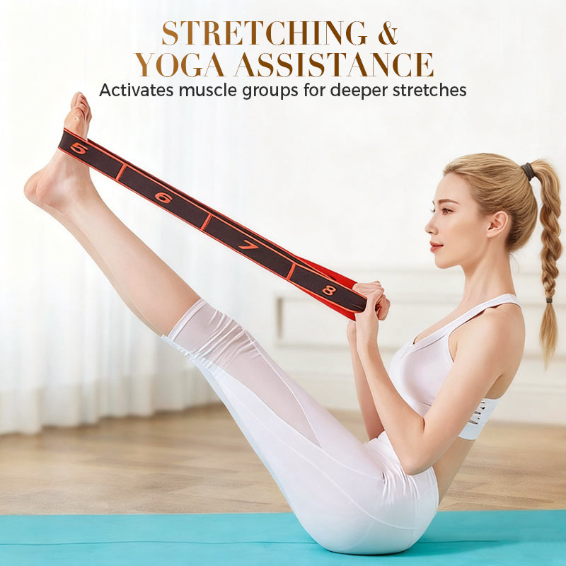 Fitness resistance band for stretching and yoga – matorioo