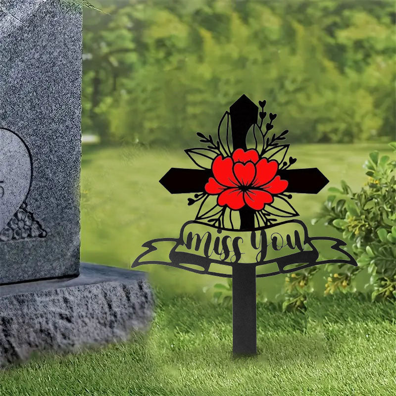 Metal Cemetery Memorial Stake – matorioo